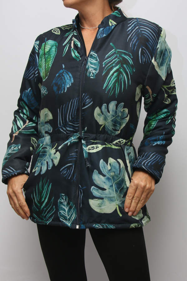 Green Leaves Ice-Bear Jacket - Authentic Fashions